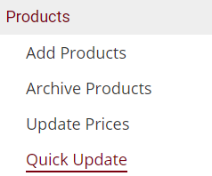 Quick Update - Products – StockTake Online
