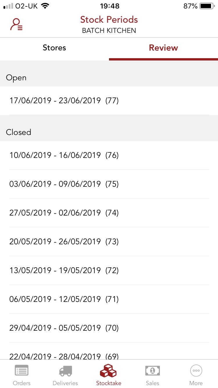 Stocktaking on the iOS App – StockTake Online